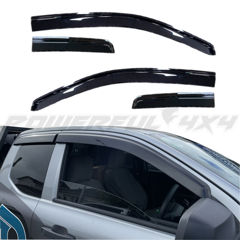 POWERFUL Door Visors for Ford Ranger (Super Cab) Next-Gen 2022-Current ...